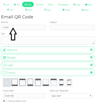 How can I make a QR Code with my Email address?! - 4qrcode